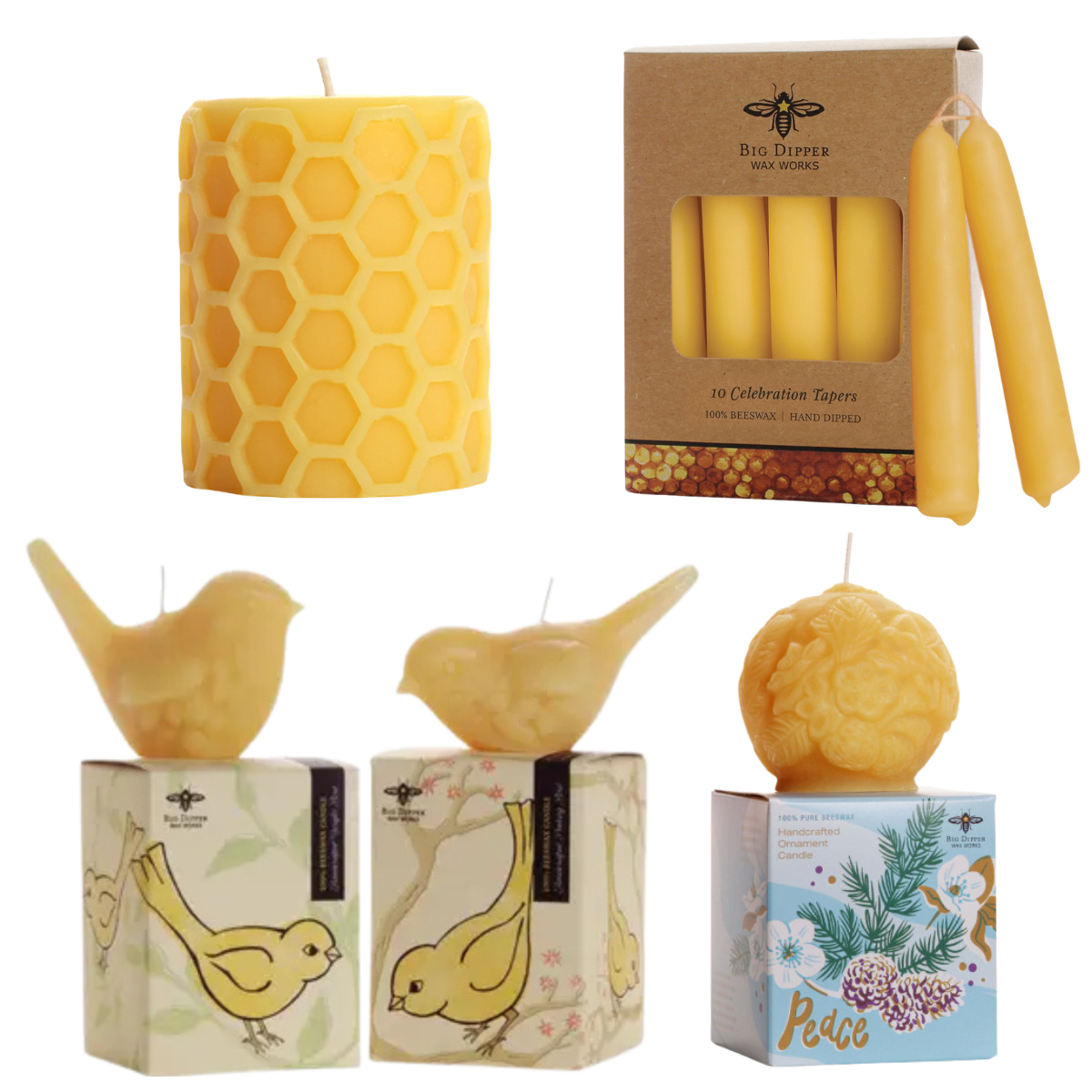 Beeswax Candles and Accessories – Honey House Naturals